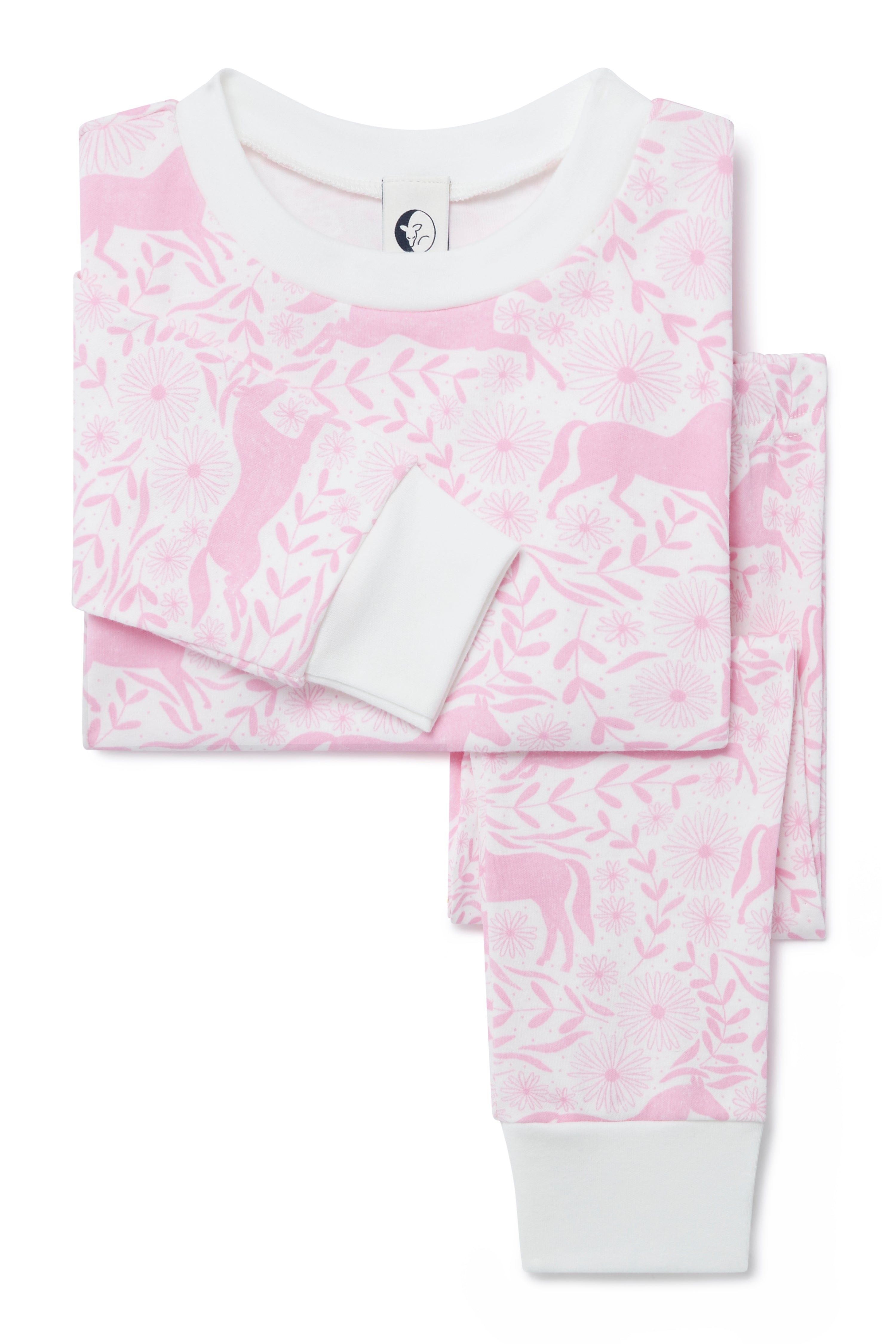 KIDS CLASSIC PYJAMA SET | PINK PONY – Sleepy Doe